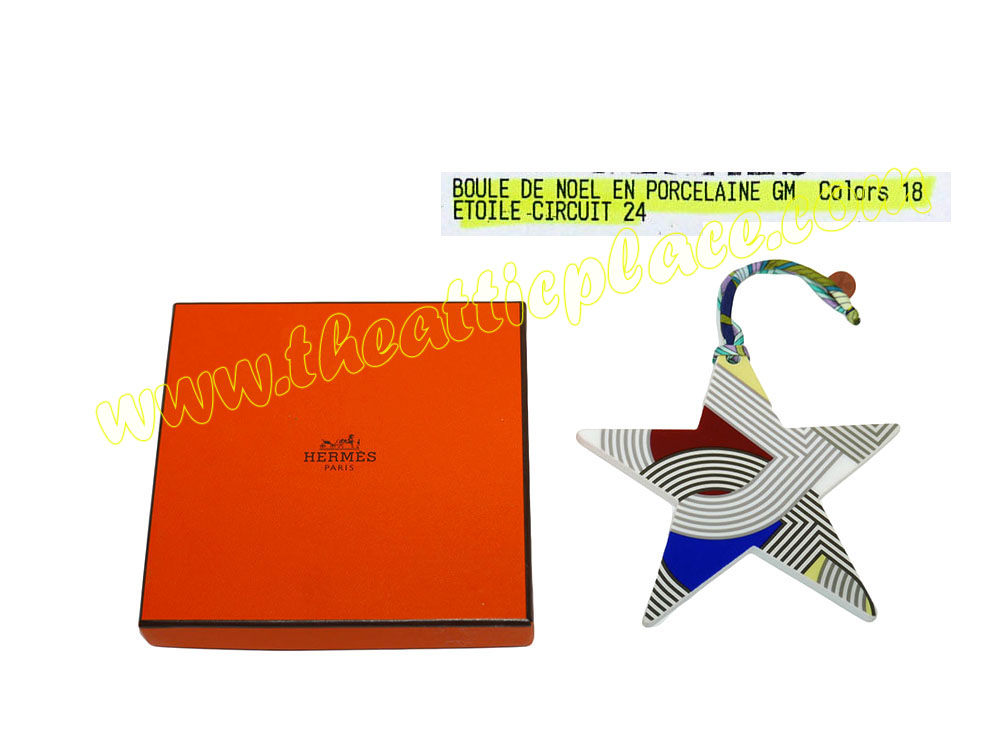Hermes Petit H Limited Edition Porcelain Star Charm for Christmas/ New ...